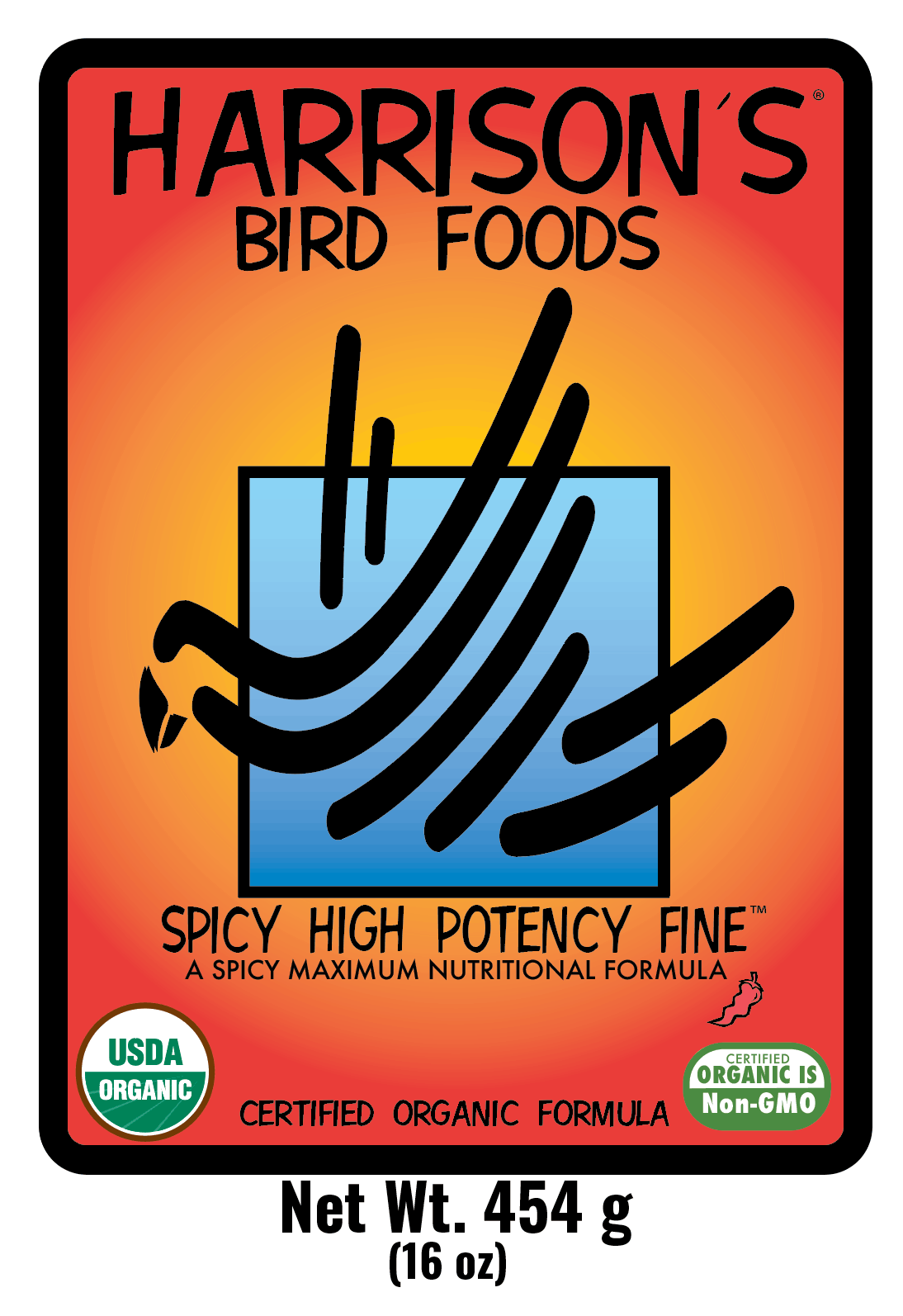 Spicy High Potency Fine - Harrison's Bird Foods