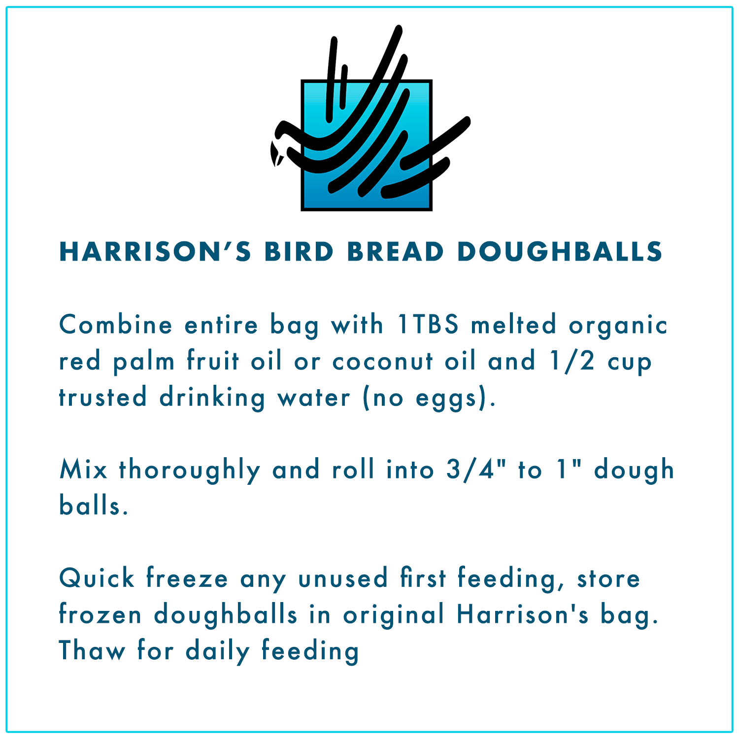 BIRD BREAD MIX - OMEGA* - Harrison's Bird Foods